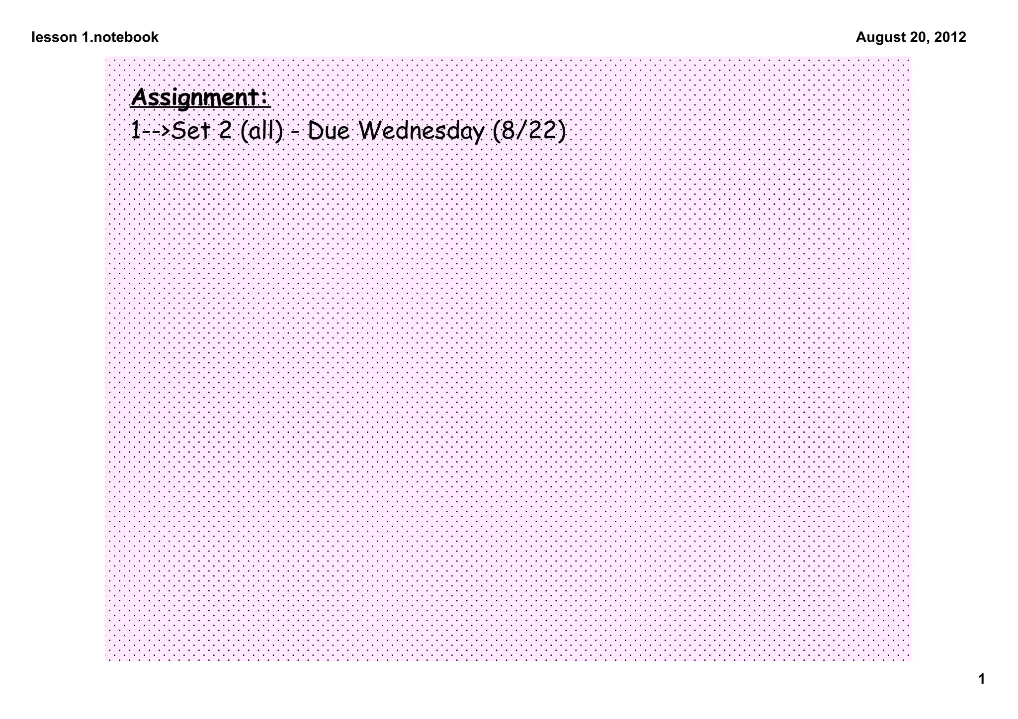 8th pre alg - L1--aug20 | PPT