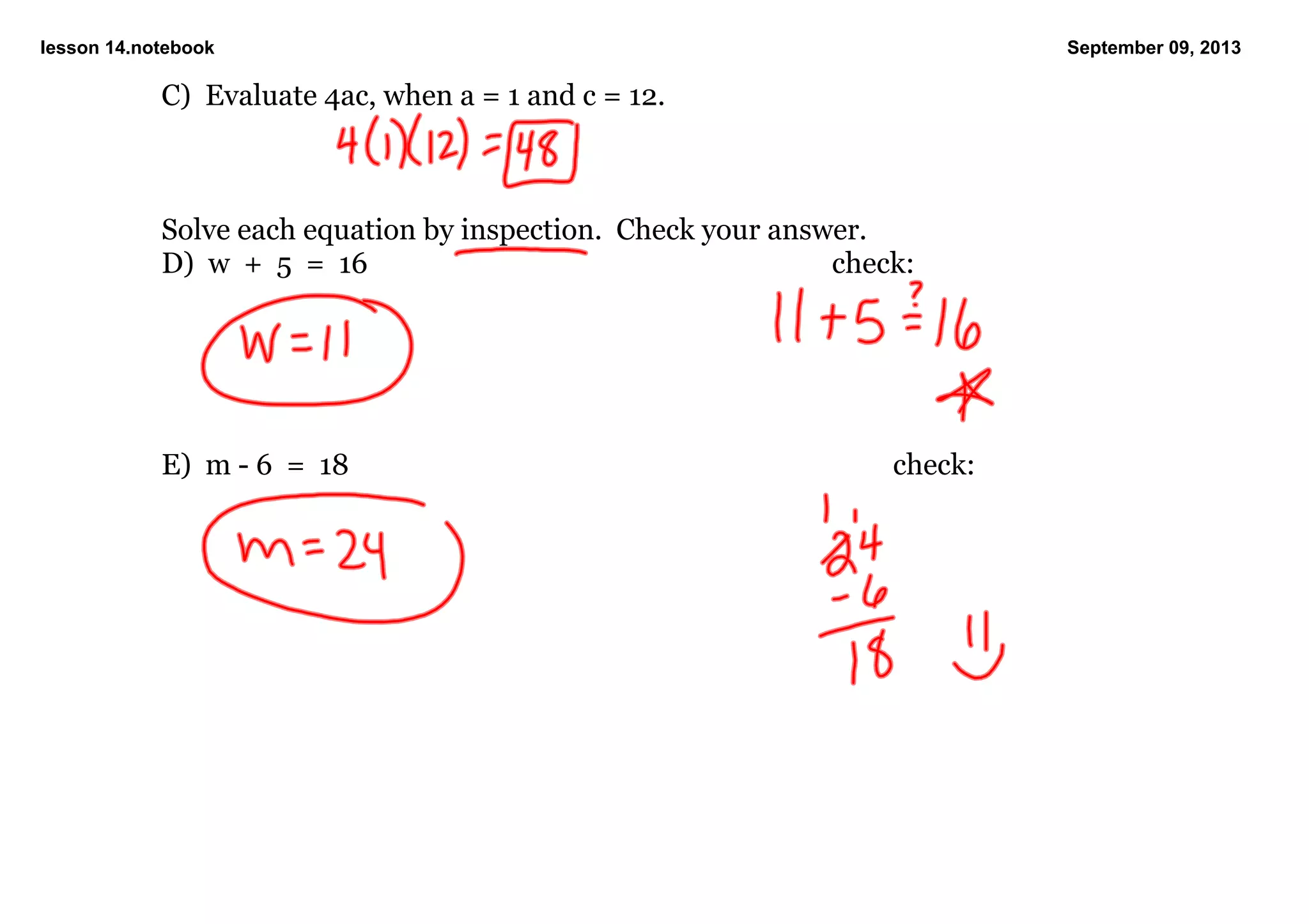 8th pre alg -l14 | PPT