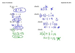 8th pre alg -l14 | PPT