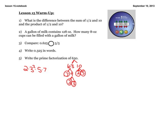 8th pre alg -l15 | PPT