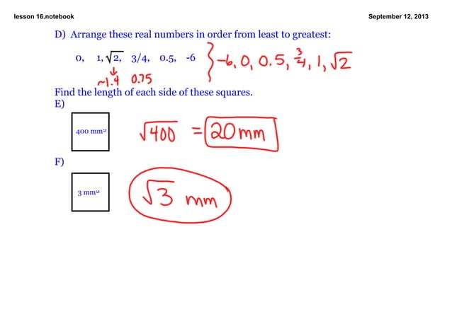8th pre alg -l16 | PDF | Education