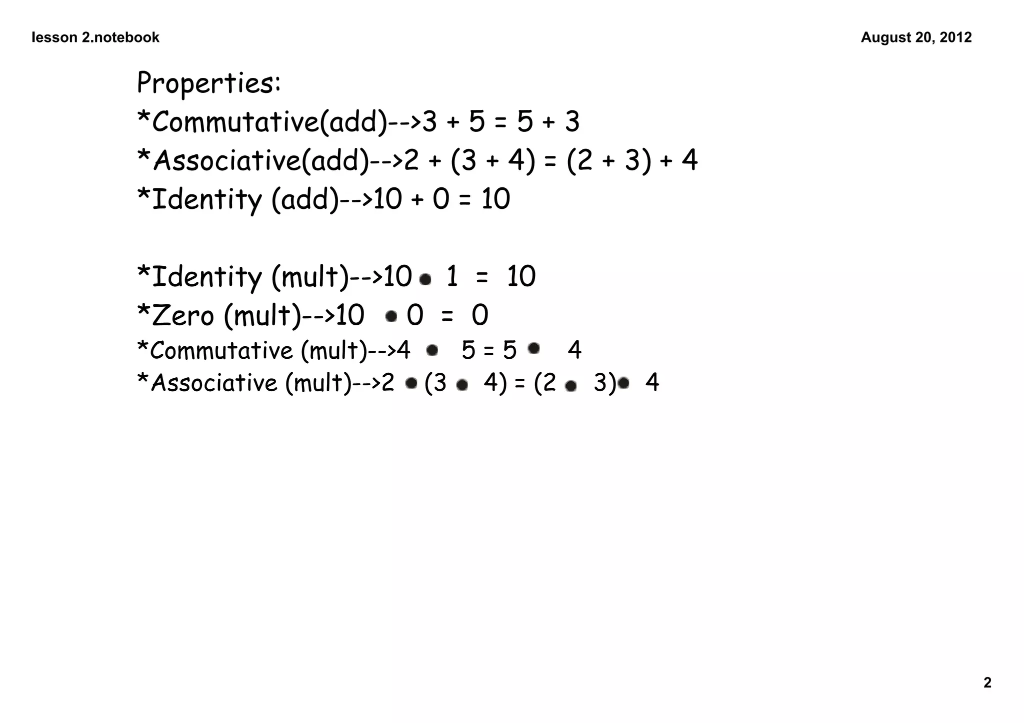 8th pre alg - L2--aug20 | PPT