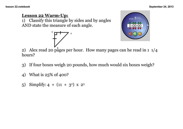 8th pre alg -l22 | PDF | Homework and Study | Education