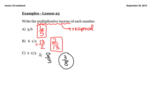 8th pre alg -l23 | PPT