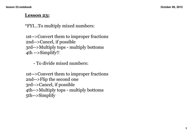 8th pre alg -l23--oct8 | PDF | Homework and Study | Education