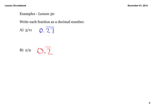8th pre alg -l30&inv#3--nov1 | PPT