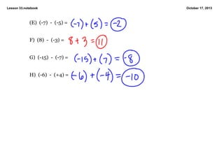 8th pre alg -l33 | PDF