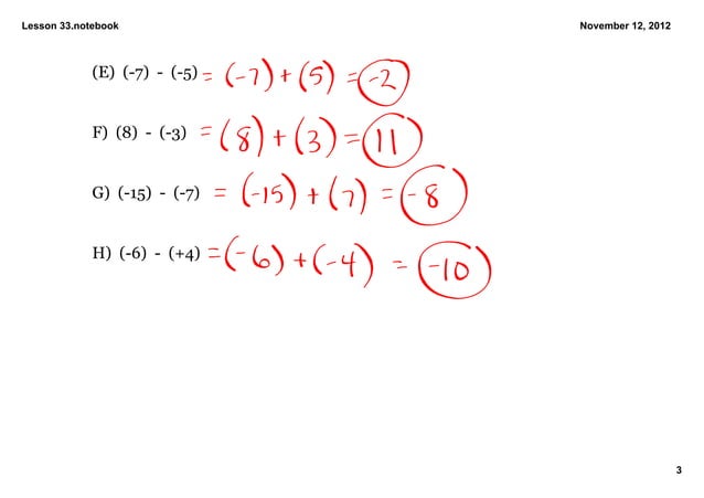 8th pre alg -l33--nov12 | PPT