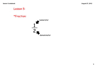 8th pre alg - L5--aug27 | PDF