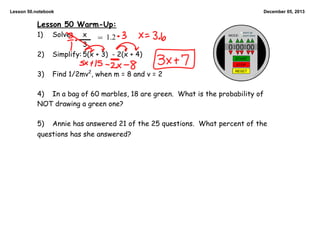 8th pre alg -l50 | PPT
