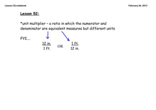 8th pre alg -l52--feb4 | PPT
