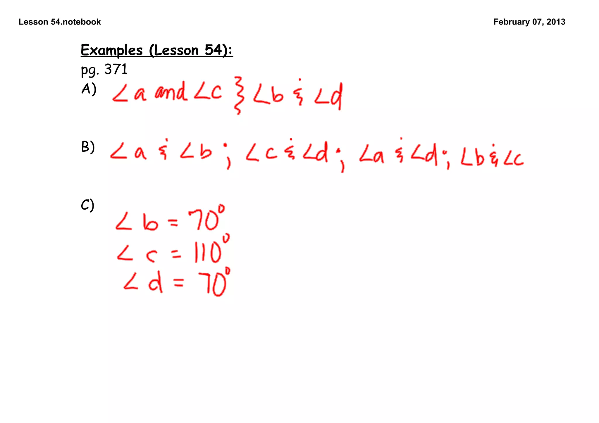 8th pre alg -l54--f-eb7 | PDF
