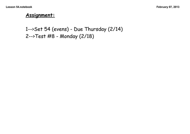 8th pre alg -l54--f-eb7 | PPT | Free Download