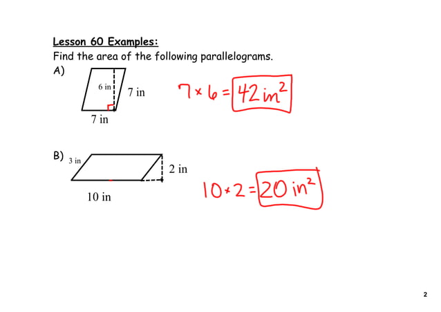 8th PreAlg - L60--Feb6 | PPT