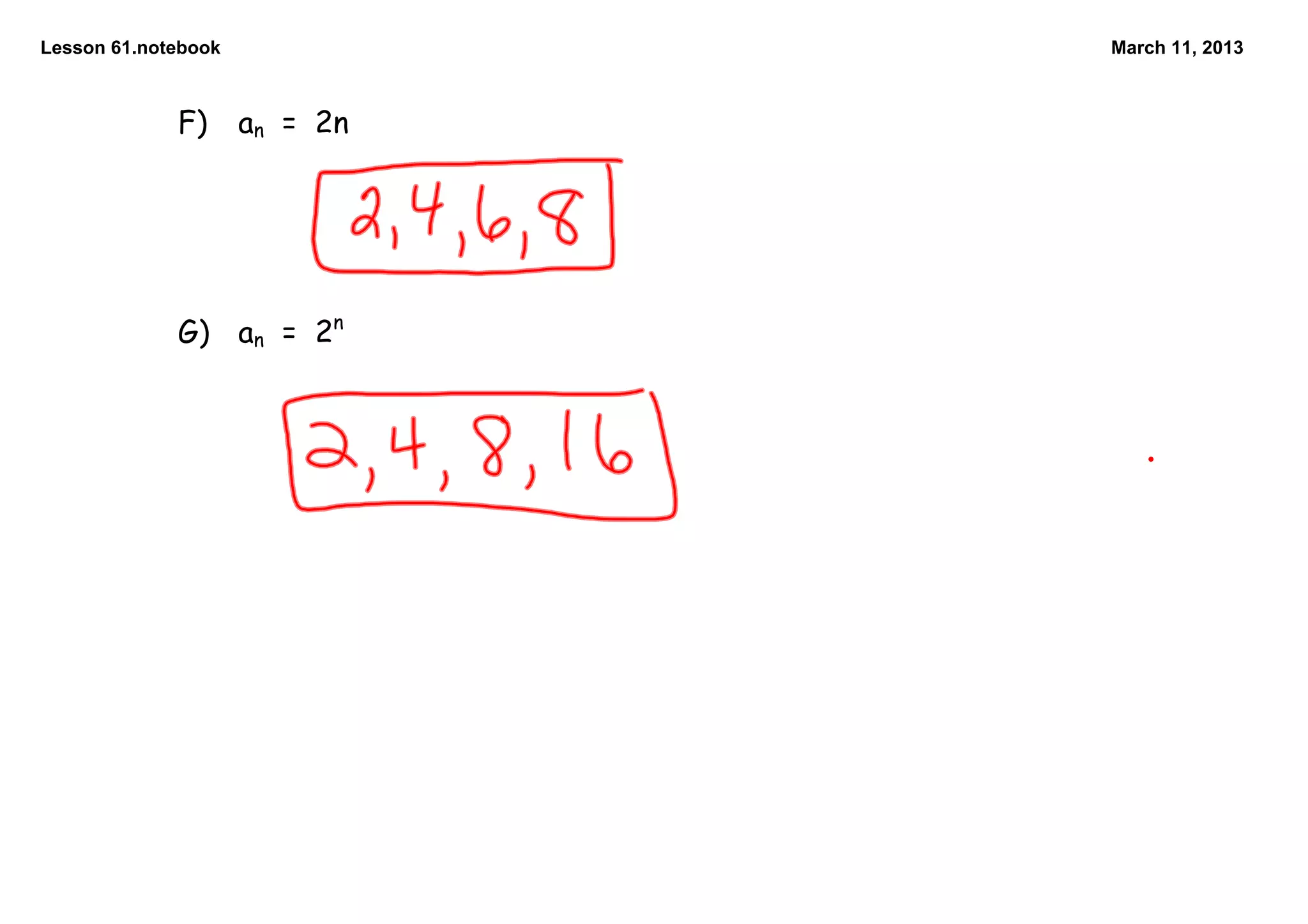 8th pre alg -l61--march11 | PPT