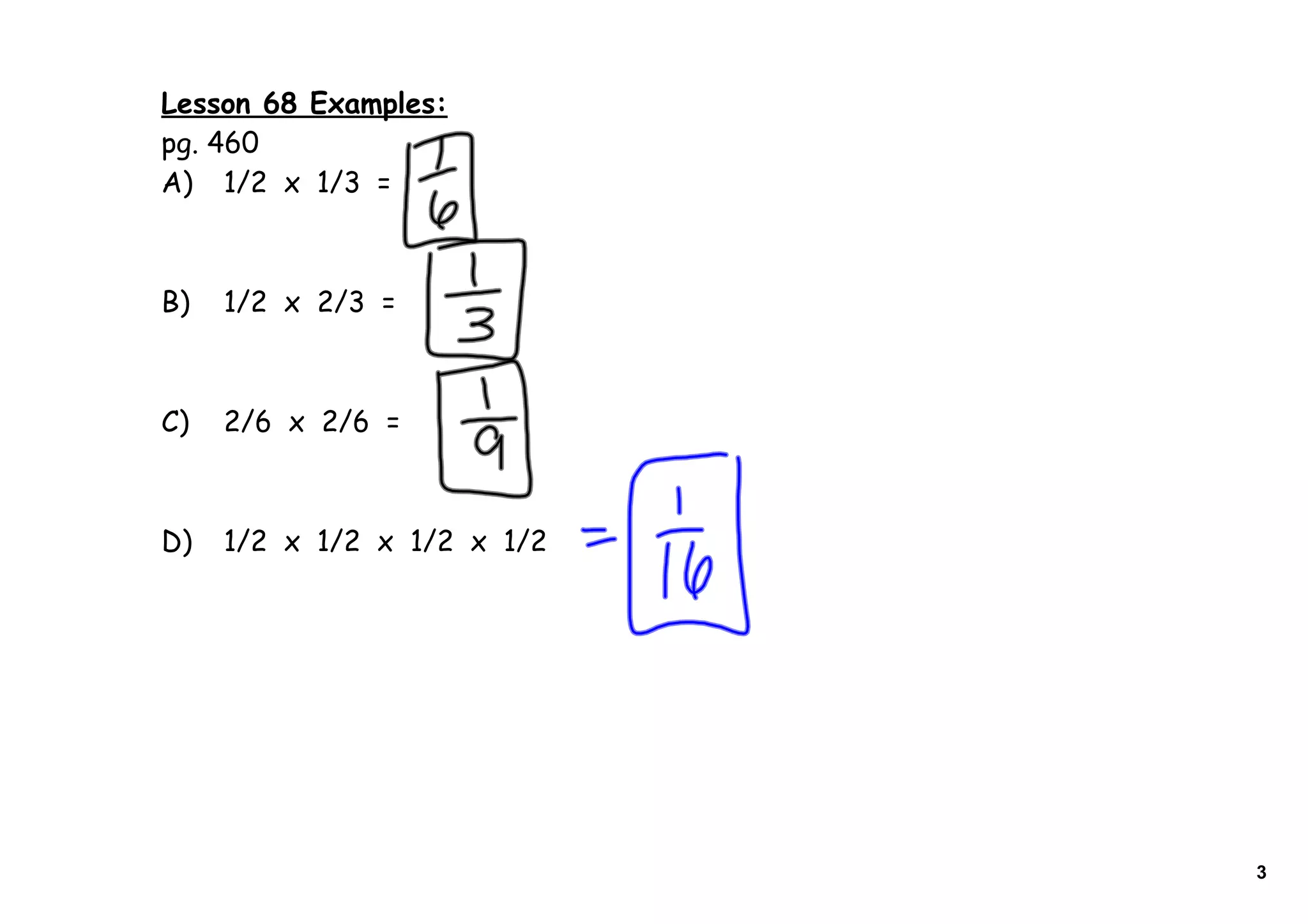 8th PreAlg - L68--March12 | PPT