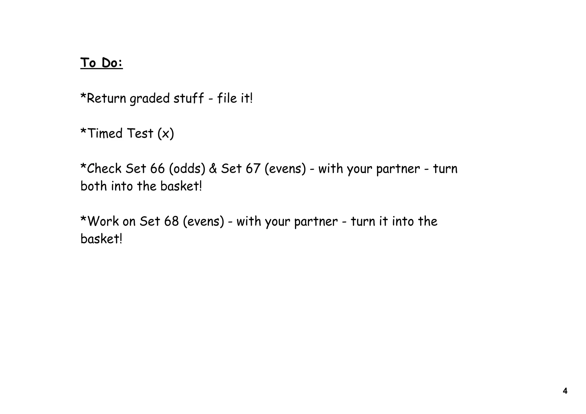 8th PreAlg - L68--March12 | PPT