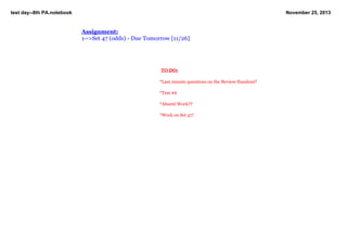 8th pre alg -nov25 | PDF