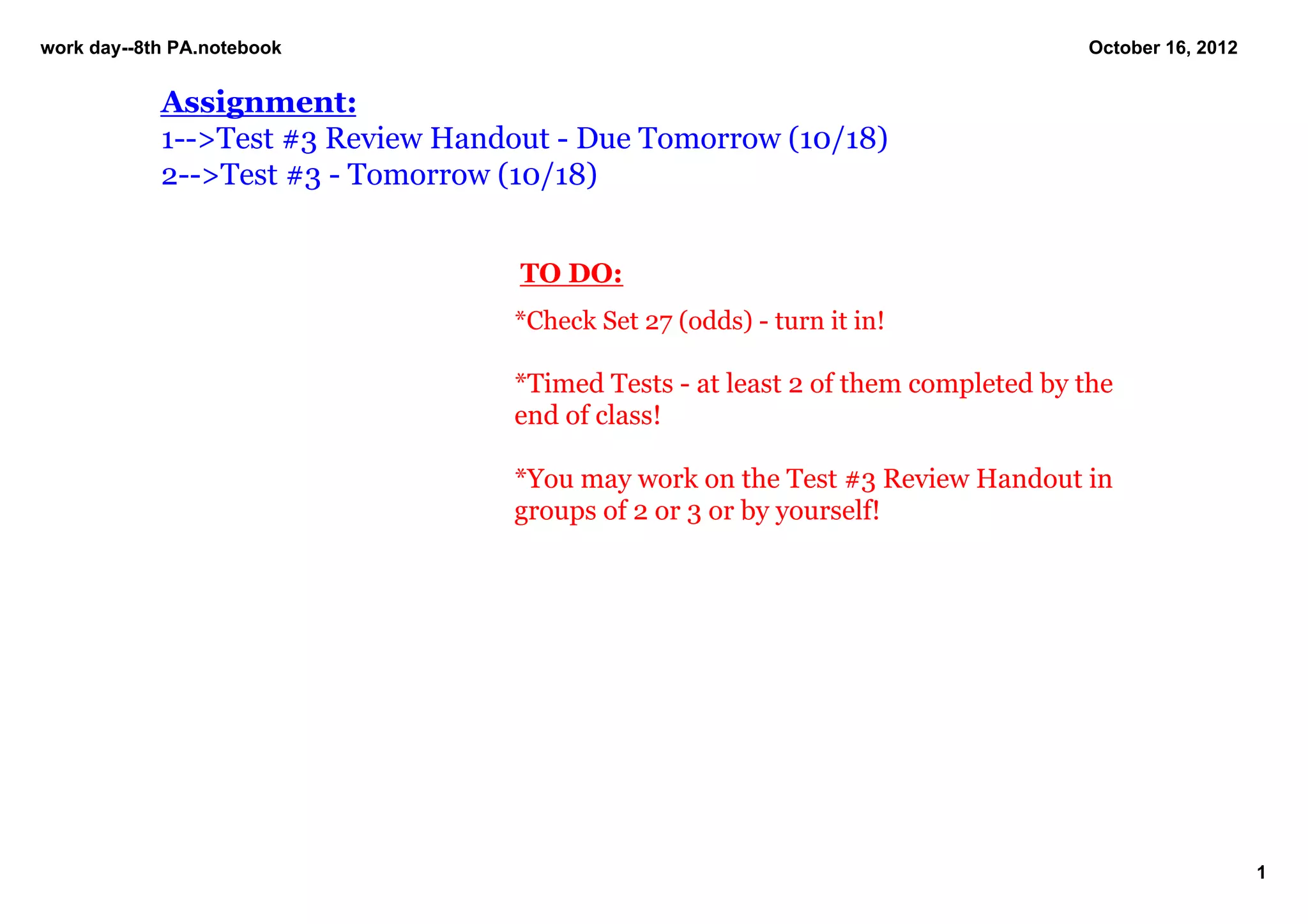 8th pre alg -oct17 | PPT