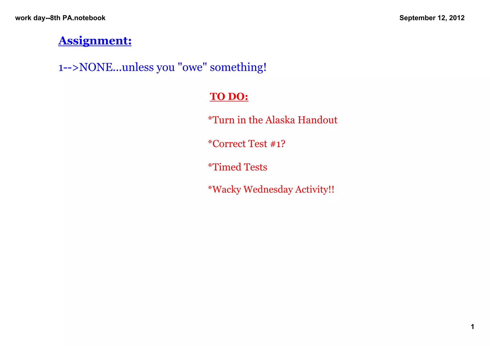 8th pre alg -sept12 | PDF