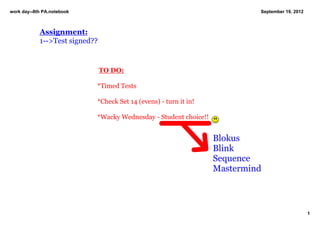 8th pre alg -sept19 | PPT