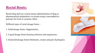 ROUTE OF DRUG ADMINISTRATION | PPTX