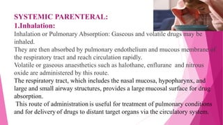 ROUTE OF DRUG ADMINISTRATION | PPTX