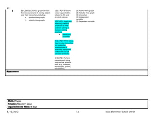 8th Grade Science Map revised | PDF