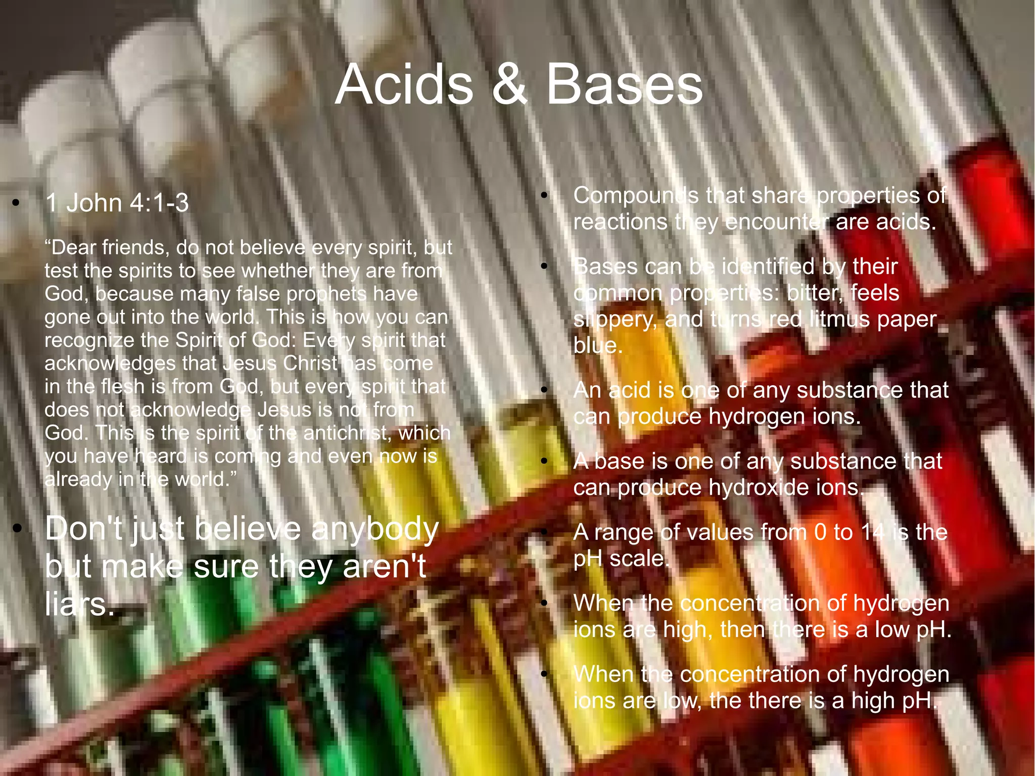 8th Grade Science Review Bible Integration | PPT