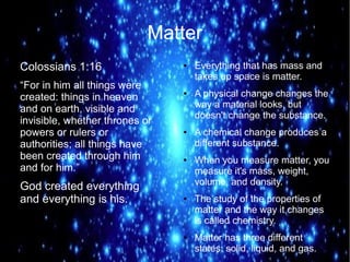 8th Grade Science Review Bible Integration | PPT