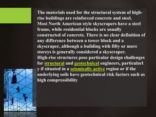 analysis of high rise building | PPTX