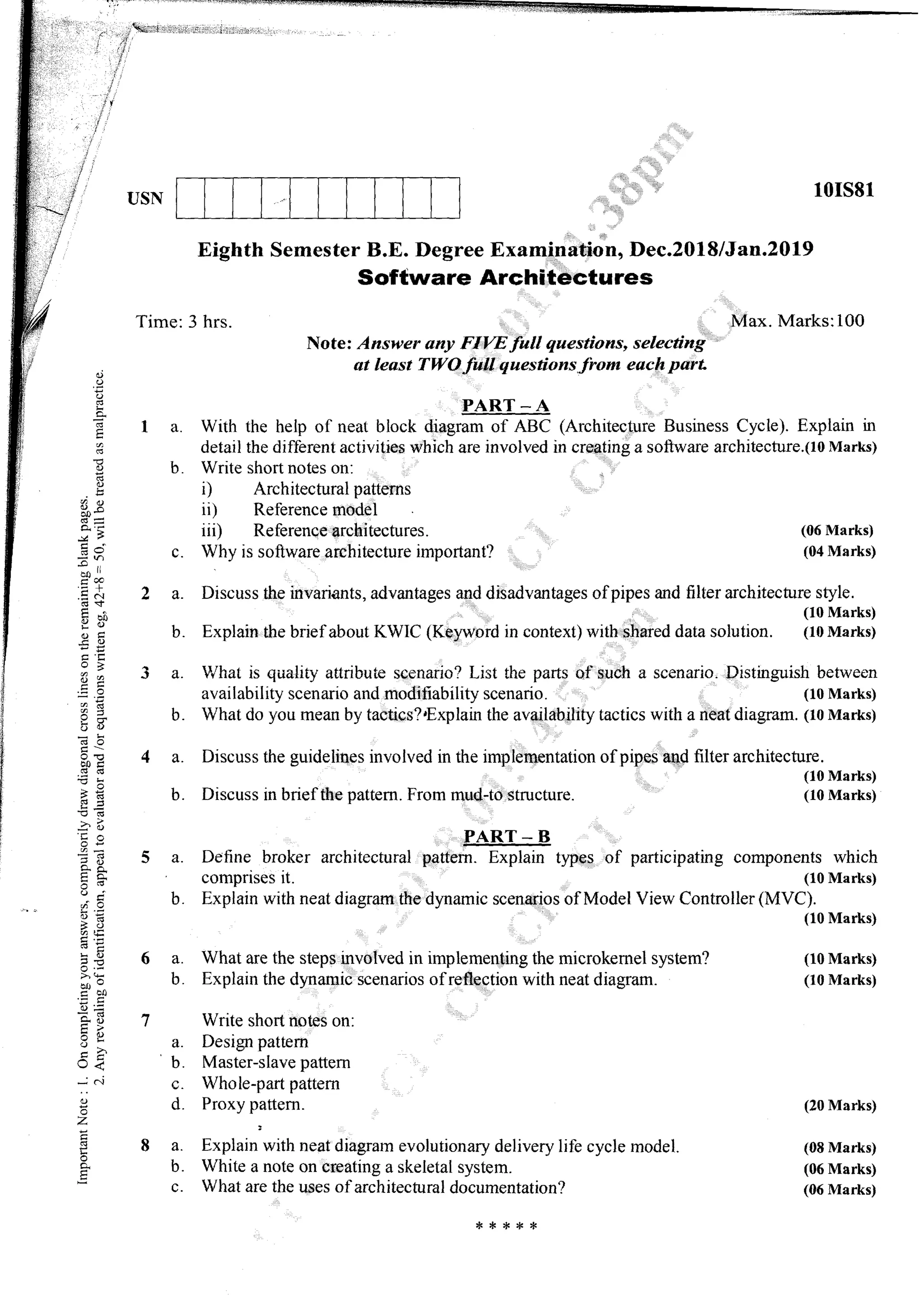 8th Semester Computer science & Information Science VTU 2010 Scheme ...