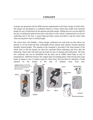 8th sem project report of wheel chair k-10655 | PDF