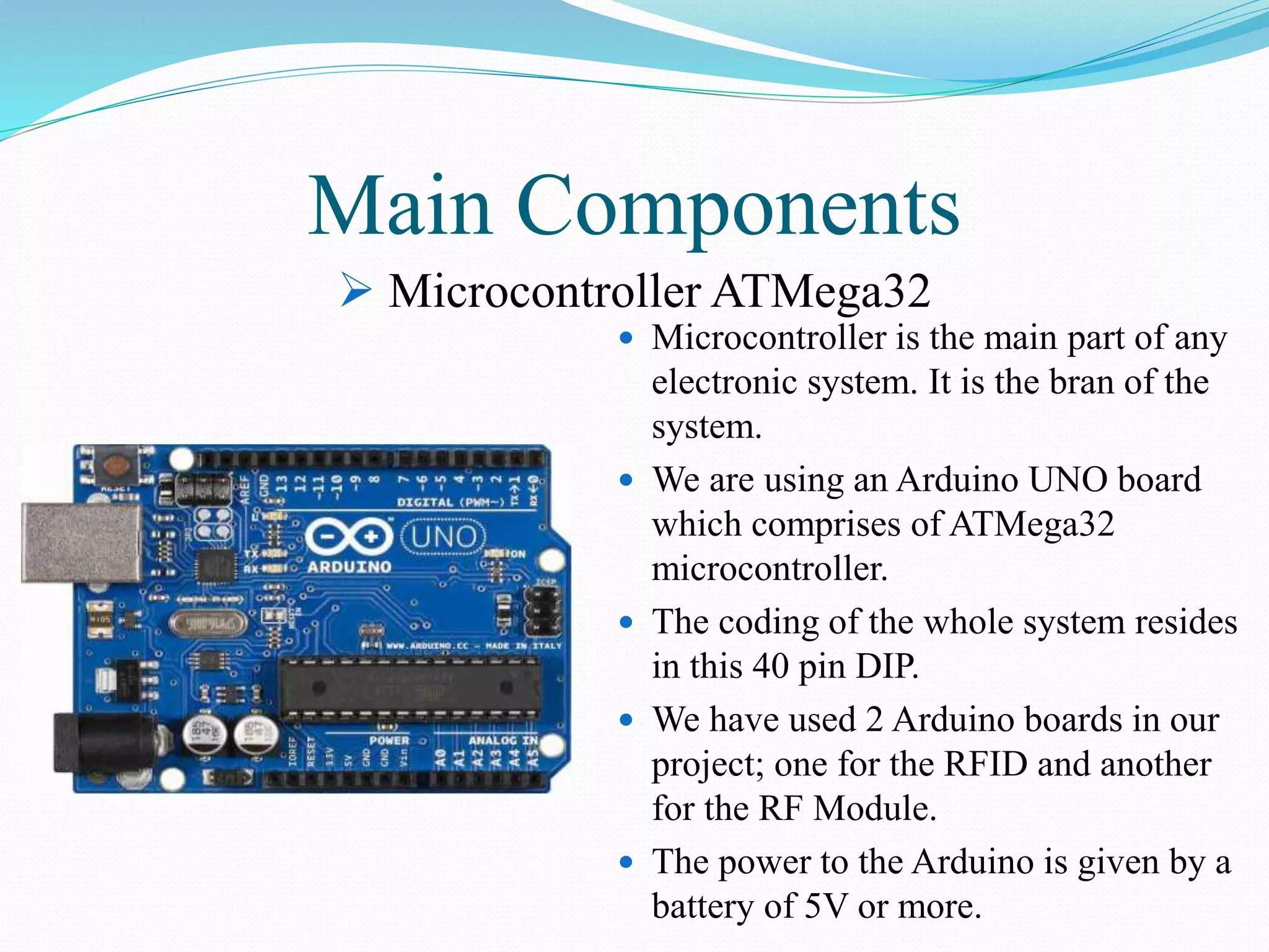 Smart shopping trolley using rfid and remote controlling | PPTX