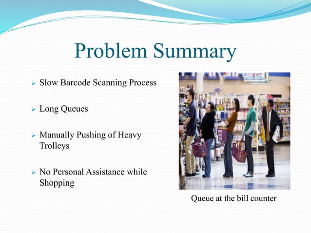 Smart shopping trolley using rfid and remote controlling | PPTX