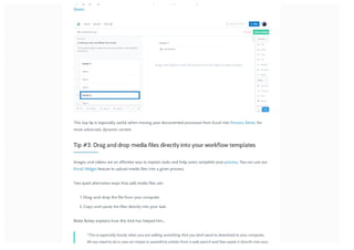 8 Time-Saving Hacks & Shortcuts for Process Building (From Our Team) | PPT