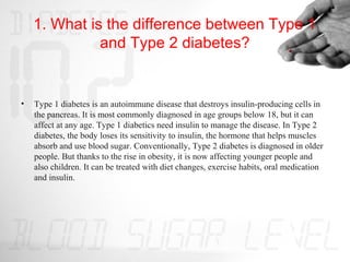 8 Common Diabetes Questions Answered | PPT