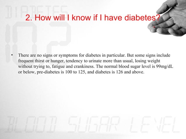 8 Common Diabetes Questions Answered | PPT