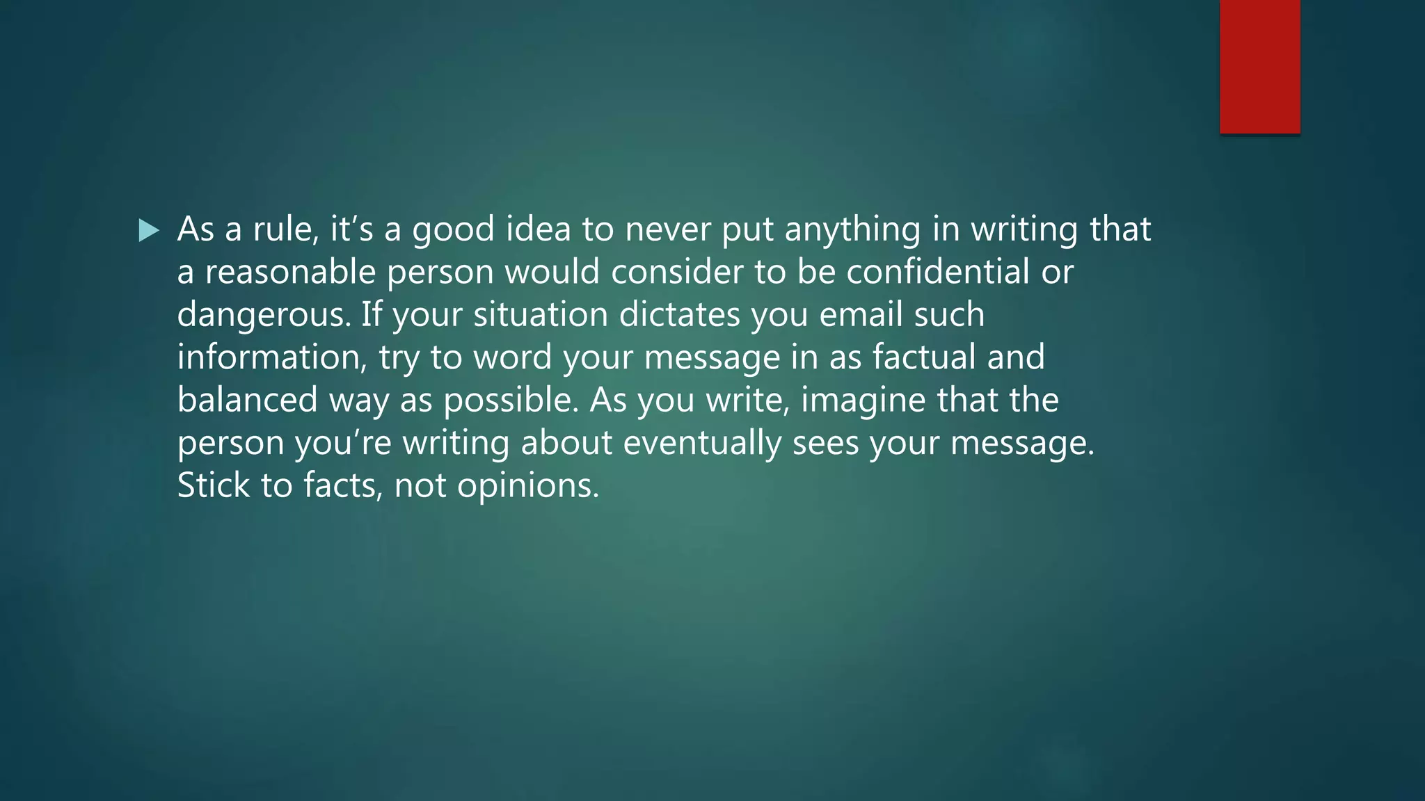 8 tips for effective email communication | PPTX