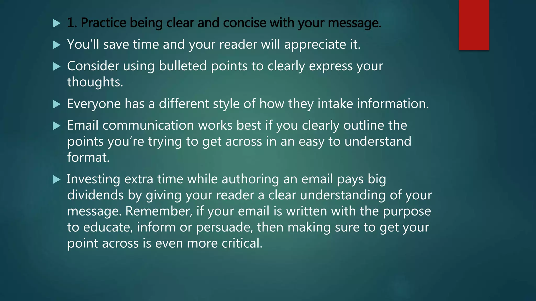 8 tips for effective email communication | PPT