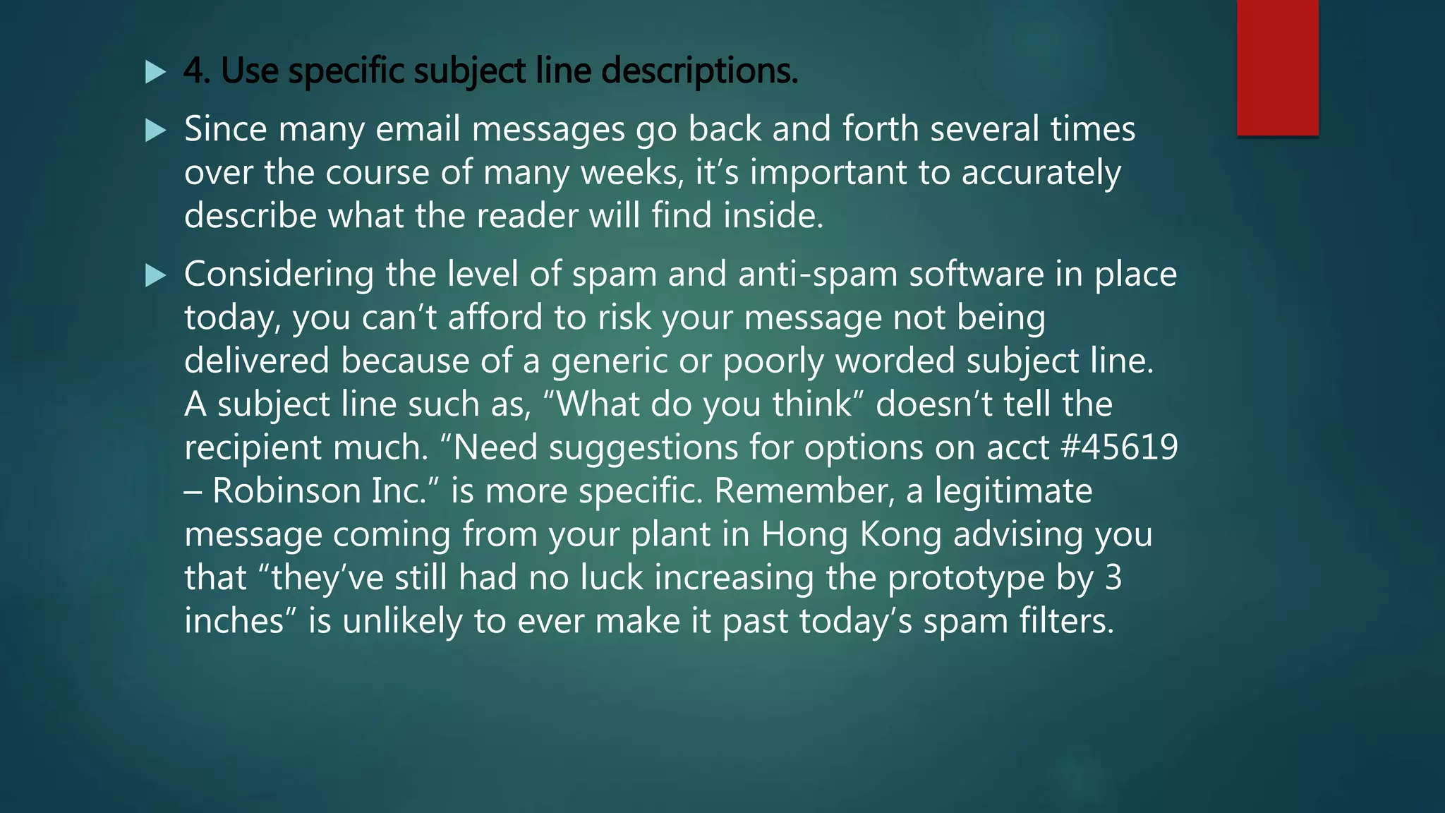 8 tips for effective email communication | PPT