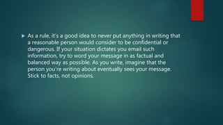 8 tips for effective email communication | PPTX