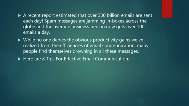 8 tips for effective email communication | PPT