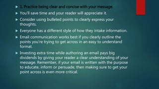 8 tips for effective email communication | PPT