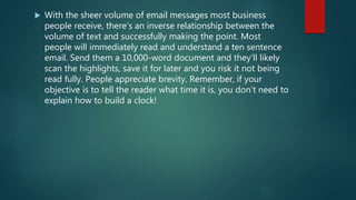 8 tips for effective email communication | PPT