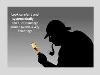 8 Tips for Finding Misplaced Objects | PPTX