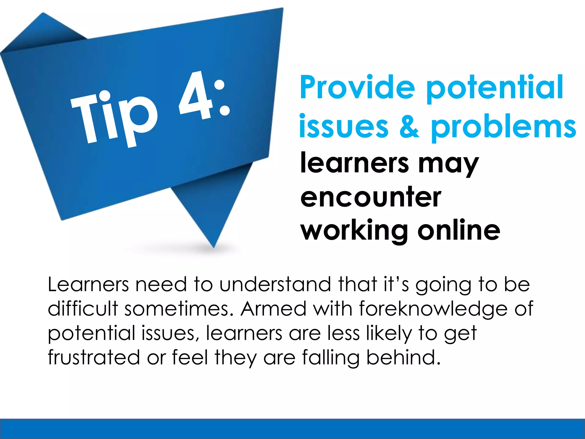 8 tips for highly effective e-Learners | PPT
