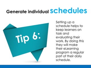 8 tips for highly effective e-Learners | PPT