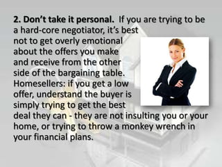 8 tips for negotiating the best deal when | PPTX
