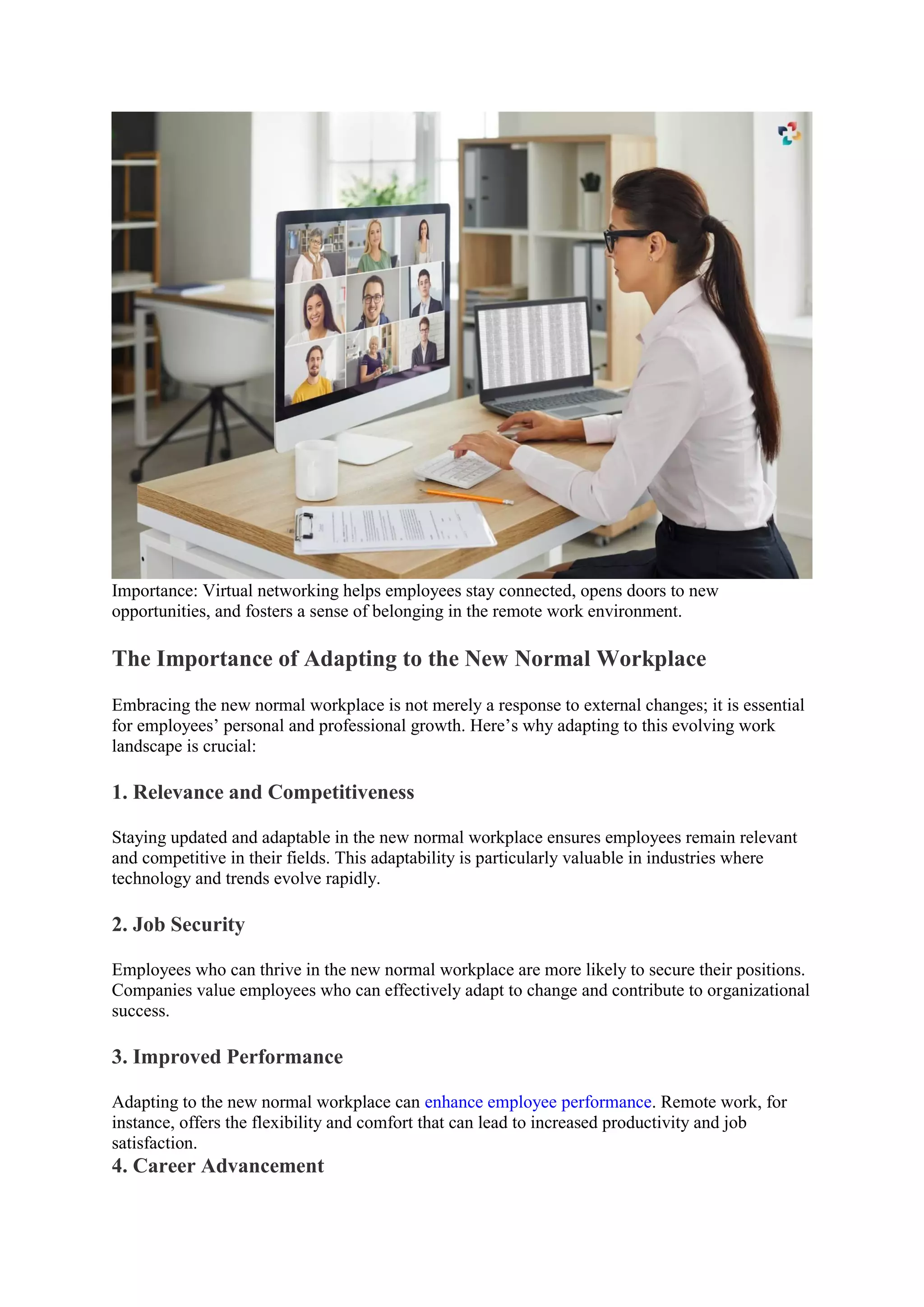 8 Tips for Thriving in the ‘New Normal’ Workplace.pdf | Mental Health ...